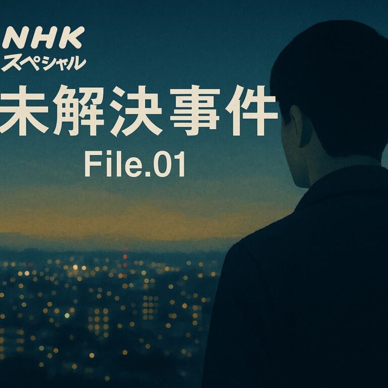 NHKスペシャル『未解決事件 File.01 八王子スーパー強盗殺人』考察と感想 | VODファンサイト